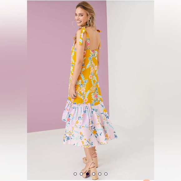 Anthropologie | Dresses | Nwt Alivia The Lilly Fantasy Floral Sunshine ...